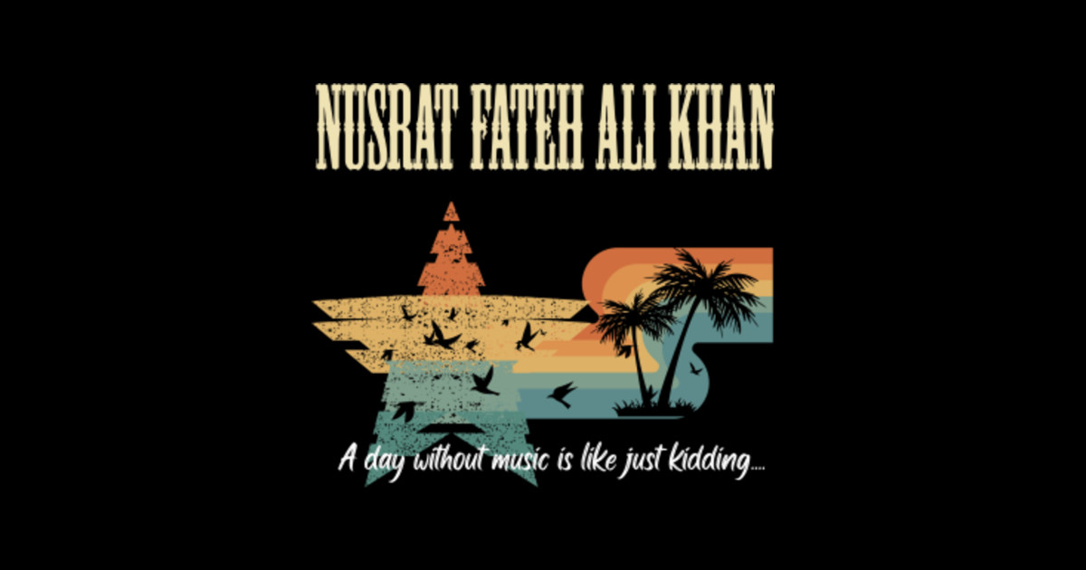 NUSRAT FATEH ALI KHAN BAND - Nusrat Fateh Ali Khan Band - Sticker ...