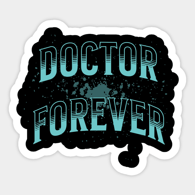 Doctor Logo - Doctor - Sticker | TeePublic