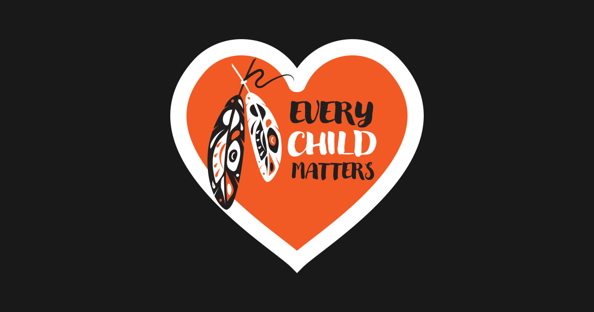 Every Child Matters Orange shirt day heart logo design - Every Child ...