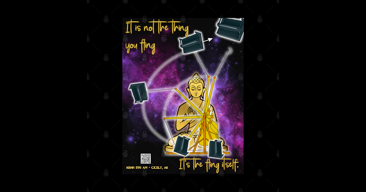 The Fling Itself Piano Trebuchet Poster - Northern Exposure - Sticker ...