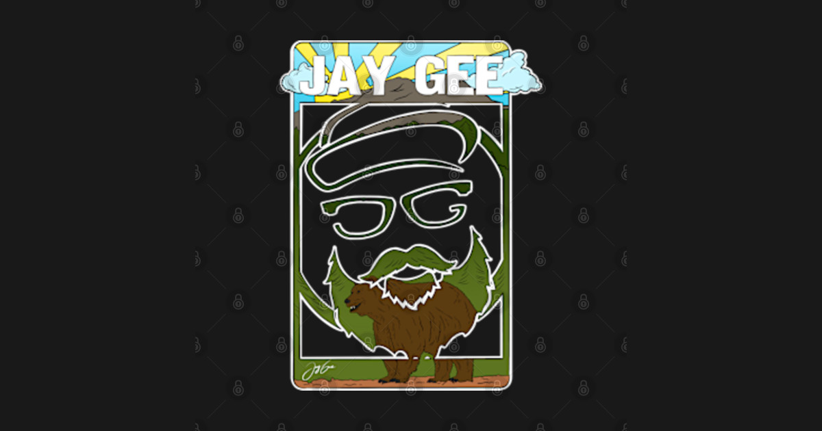 Jay Gee artwork logo - Artwork Logo - T-Shirt | TeePublic