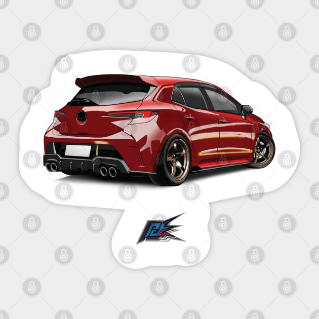 corolla altis hatch - Corolla Hatch - Sticker | TeePublic