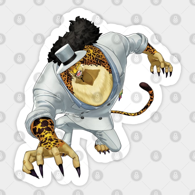 Lucci Beast form - Lucci - Sticker | TeePublic