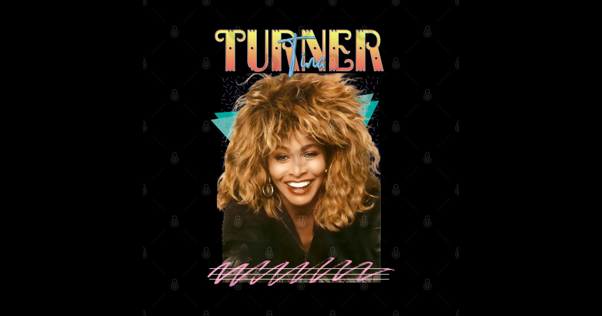 Tina Turner 90s Retro Aesthetic - Tina Turner - Magnet | TeePublic