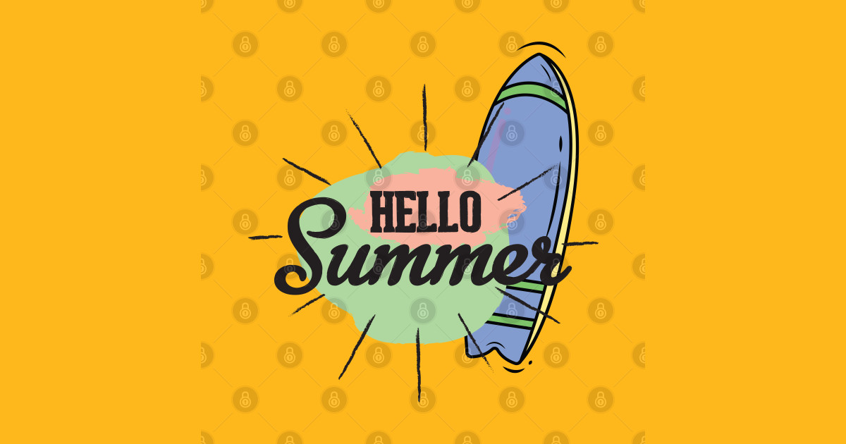 Hello summer - Summer Holiday - T-Shirt | TeePublic