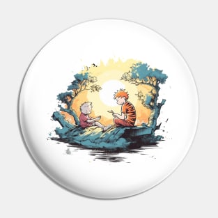Calvin And Hobbes Yucks Pins and Buttons for Sale | TeePublic