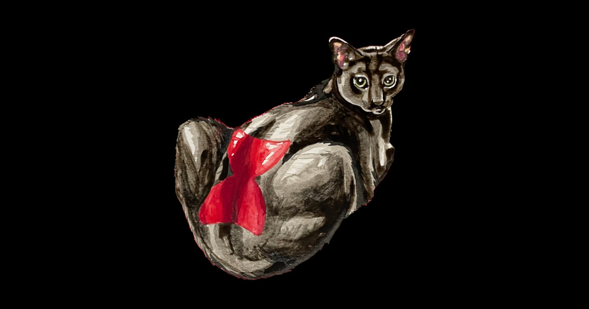 Black Widow Cat - Black Widow - Posters and Art Prints | TeePublic