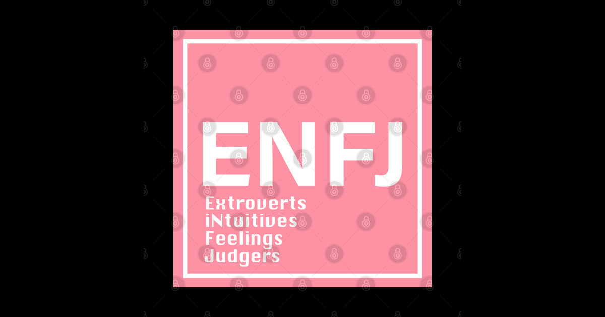 enfj mbti pink color - Enfj Mbti Pink Color Test - Sticker | TeePublic