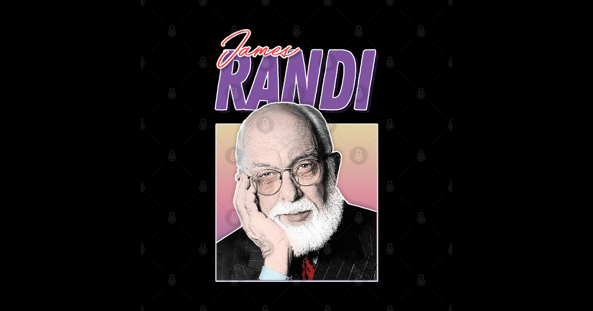 James Randi / Skeptic Aesthetic Fan Design - James Randi - Sticker ...