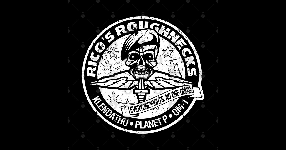 Rico's Roughnecks (Panda Edition) - Starship Troopers - Sticker | TeePublic