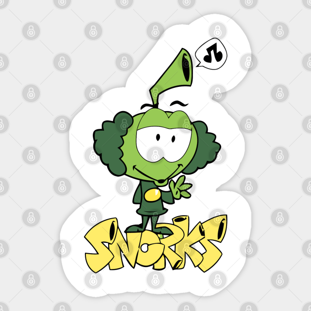 the Snorks Tooter Shelby - The Snorks - Sticker | TeePublic