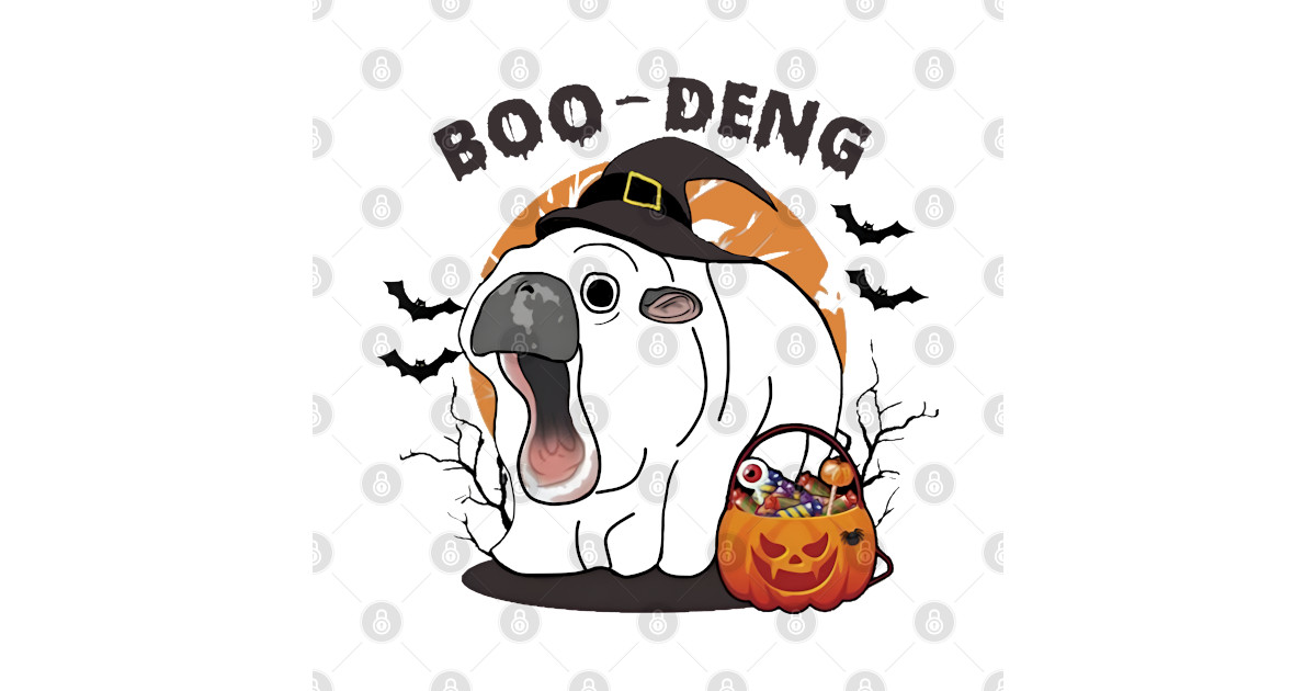Boo Deng Moo Deng Cute Halloween Moo Deng 2024 Halloween - Boo Deng - T ...