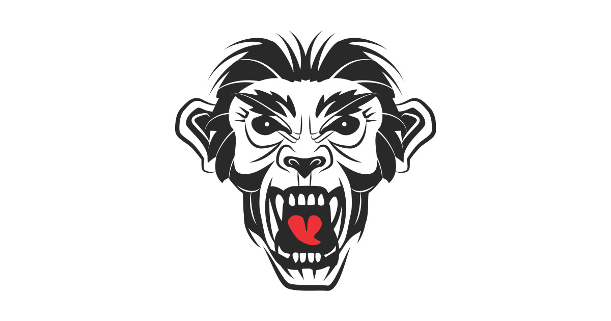 Angry monkey - Angry - Posters and Art Prints | TeePublic