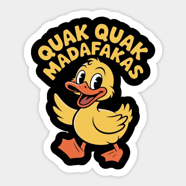 Dirty Duck | Quak Quak Madafakas | T Shirt Design - Duck Lover ...