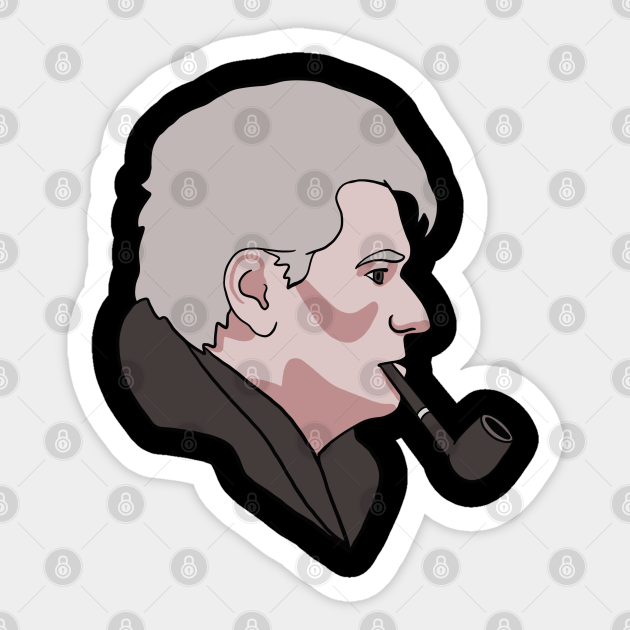 Jacques Derrida - French Philosophy Meme - Philosophy - Sticker | TeePublic