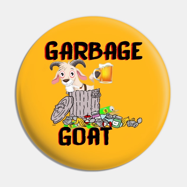 Billy Strings Garbage Goat - Billy Strings - Pin | TeePublic