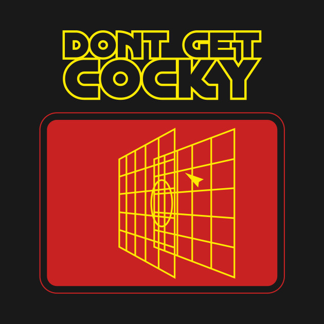 Don't Get Cocky...Falcon Targeting Computer - Target - T-Shirt | TeePublic