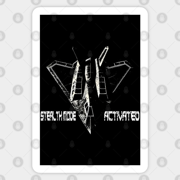 Gritty Monochromatic Stealth Aircraft - Stealth Mode: Activated ...