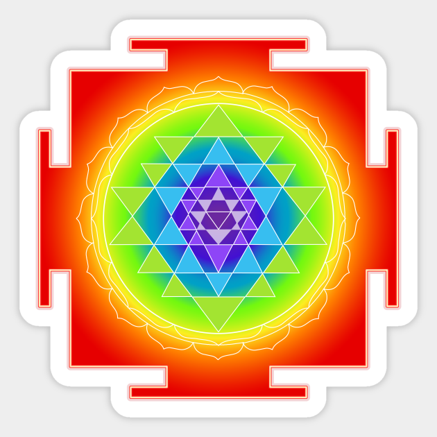Sri Yantra Chakras Color - Sri Yantra Chakras Color Rainbow Pixdez ...