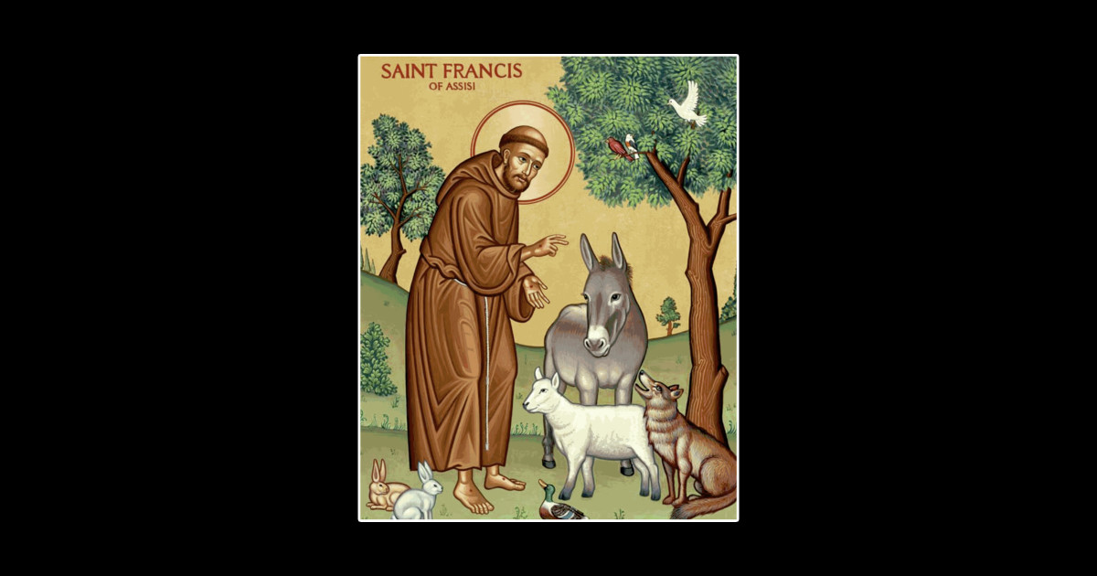 St. Francis of Assisi - Patron Saint of Animals - Christian - Posters ...