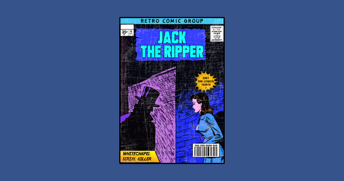 JACK THE RIPPER RETRO STYLE - Vintage Horror - T-Shirt | TeePublic