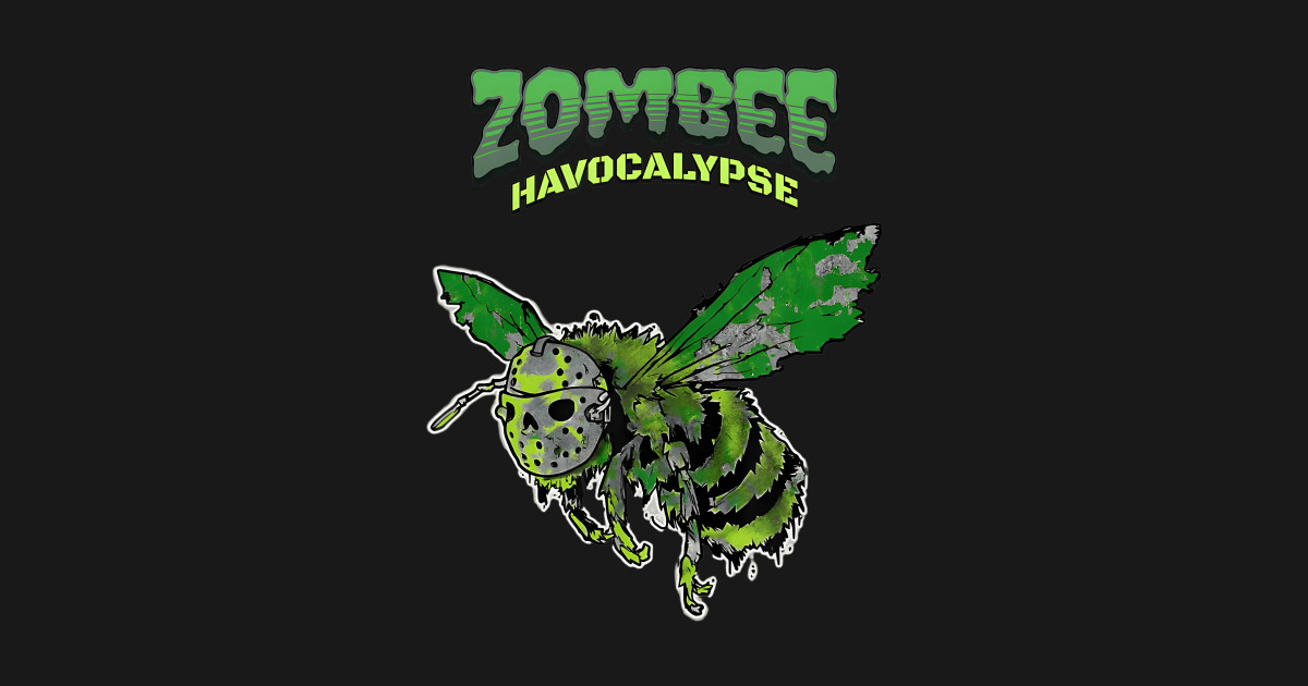 Zombee Havocalypse Spooky Halloween Bee Whockey - Halloween Spooky - T ...
