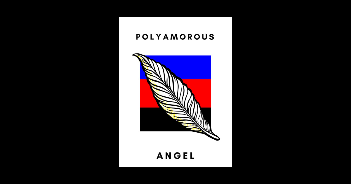 Polyamorous Angel - Polyamory - Sticker | TeePublic