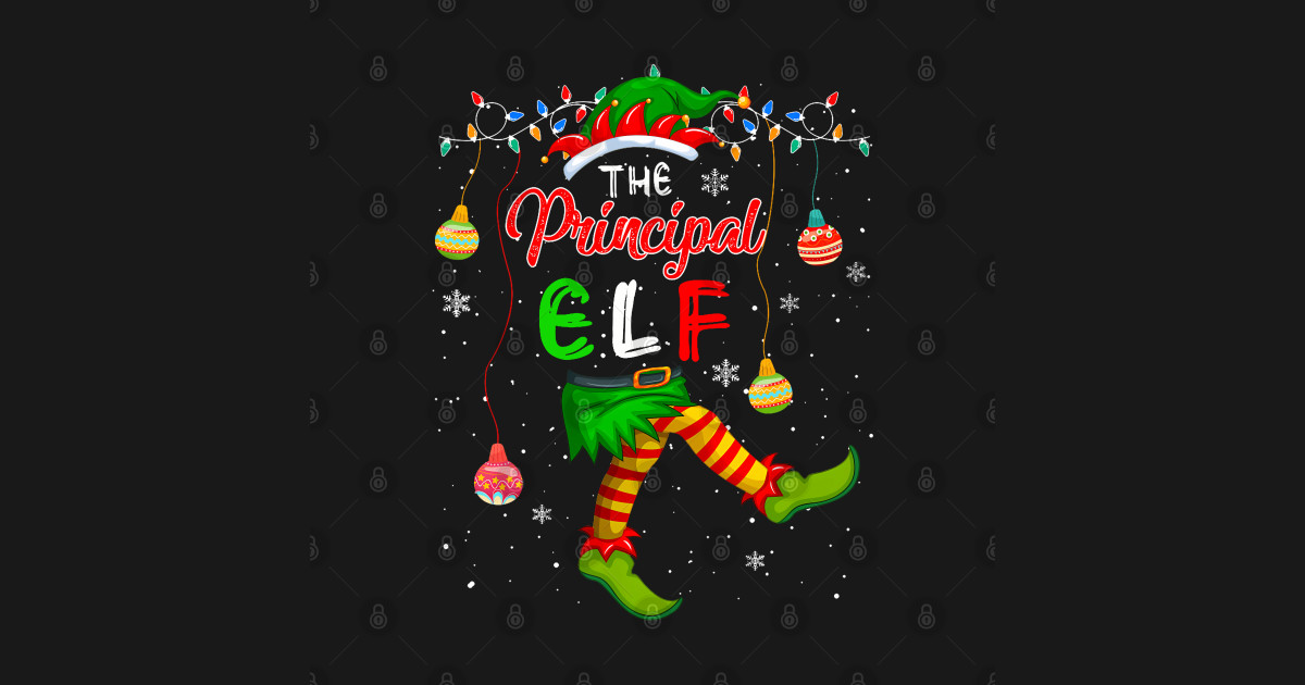The Principal Elf Christmas Costume Matching Family Group - Principal ...