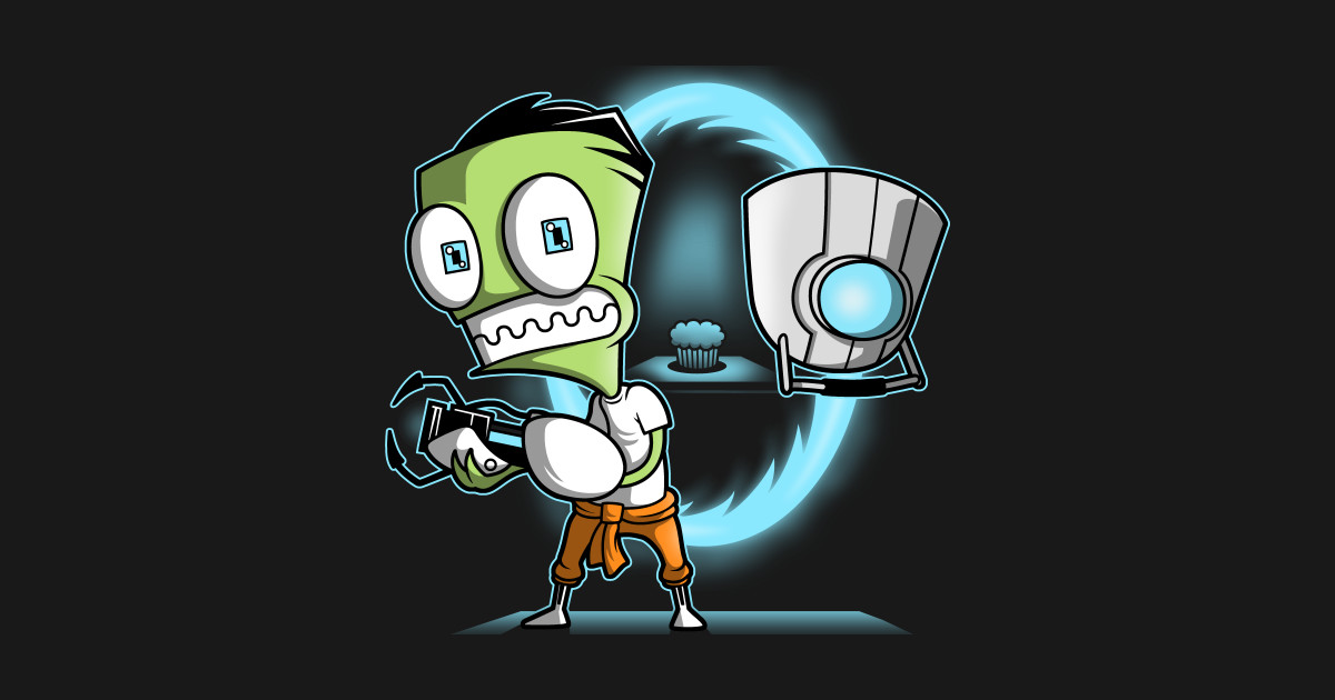 The Cupcake is a Lie - Invader Zim - T-Shirt | TeePublic