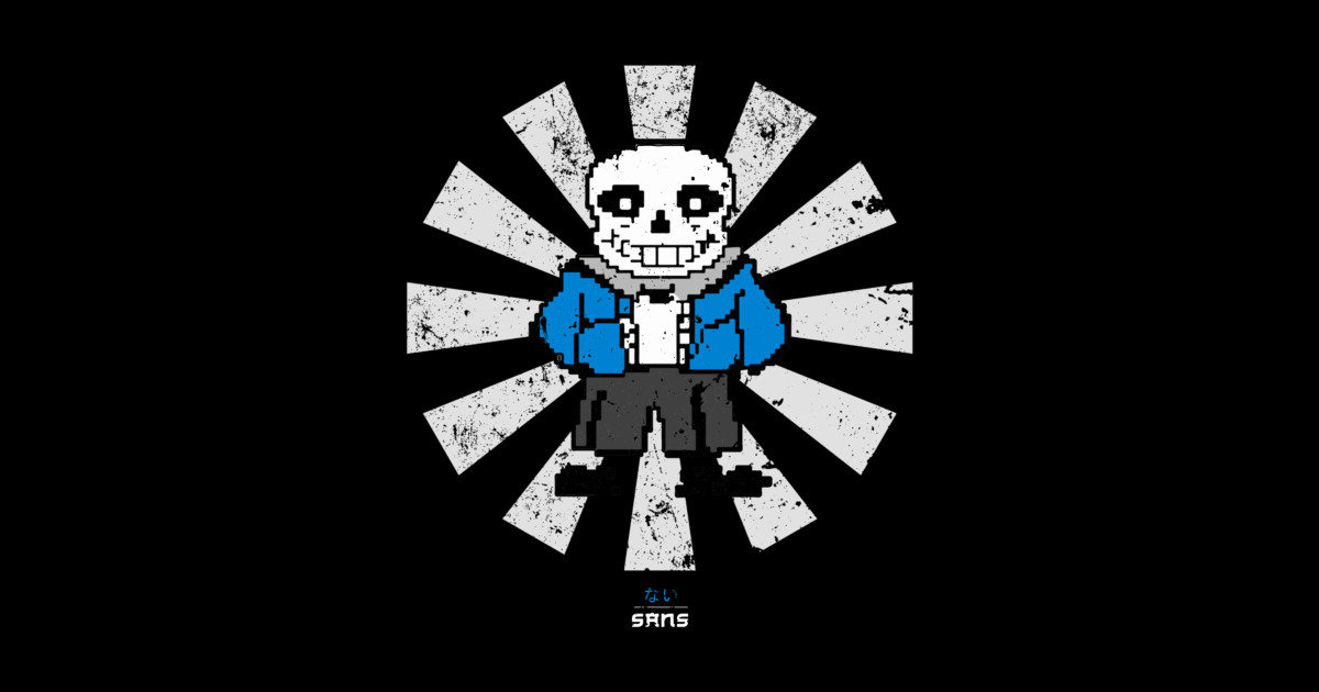 Sans Japanese Undertale - Sans Japanese Undertale - Sticker | TeePublic