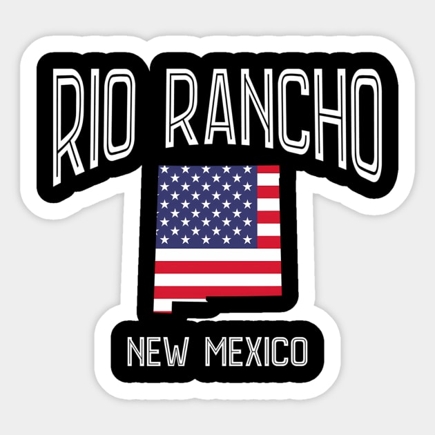 Rio Rancho New Mexico Nm Throwback Usa Flag - Rio Rancho Nm Vintage ...