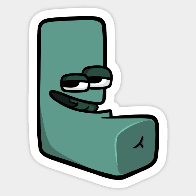 L | Alphabet Lore - Alphabet Lore - Sticker | TeePublic