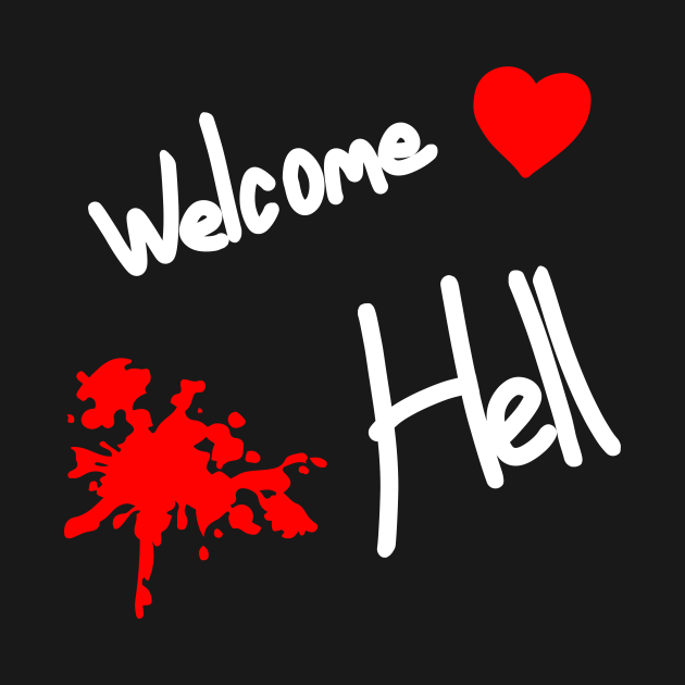Welcome Love Hell - Touhou Project - T-Shirt | TeePublic