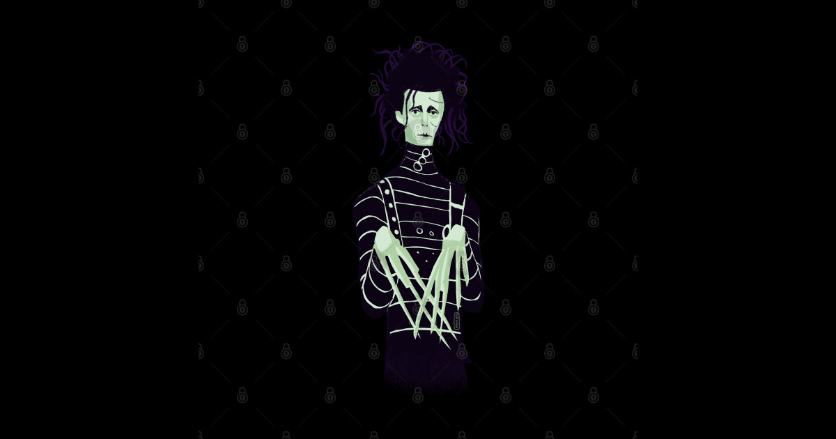 Edward Scissorhands - Tim Burton - Sticker | TeePublic