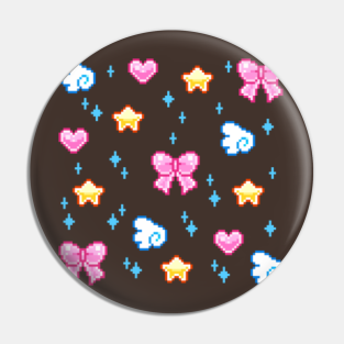Pixel Art Kawaii Kawaii Pixel Painters Pins and Buttons for Sale ...