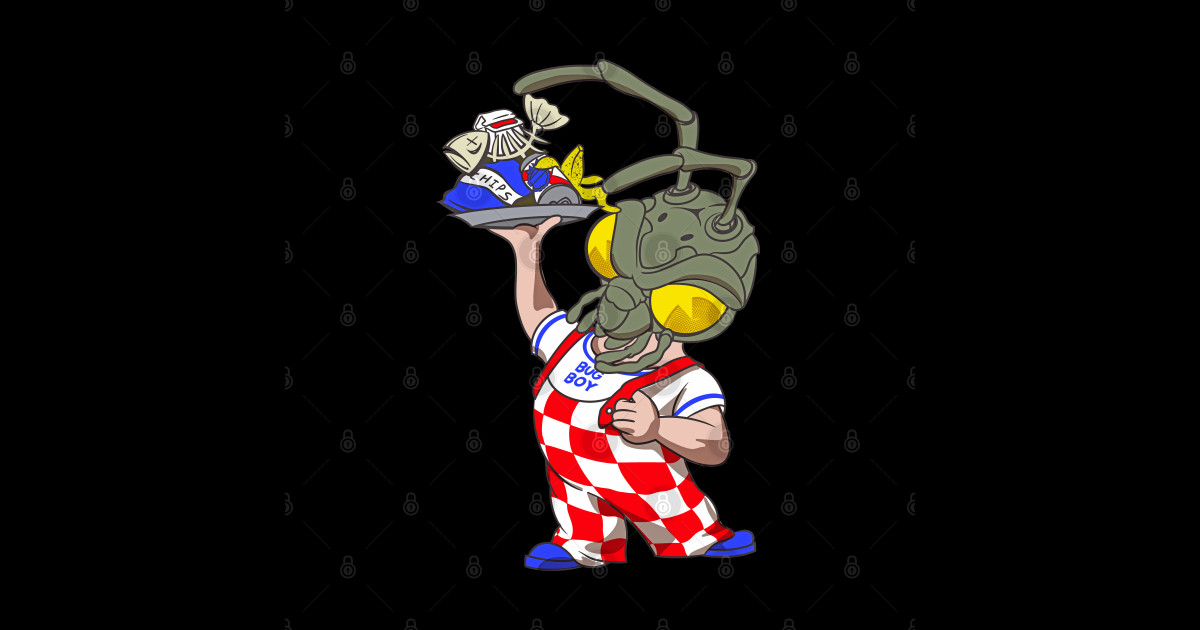 Bob's Bug Boy - Big Boy - Sticker | TeePublic