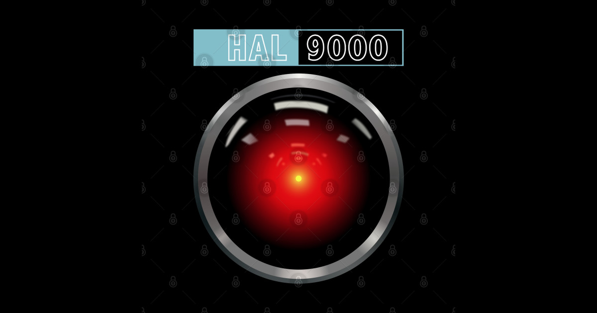 2001 A Space Odyssey Hal Computer Logo - 2001 A Space Odyssey - Sticker | TeePublic