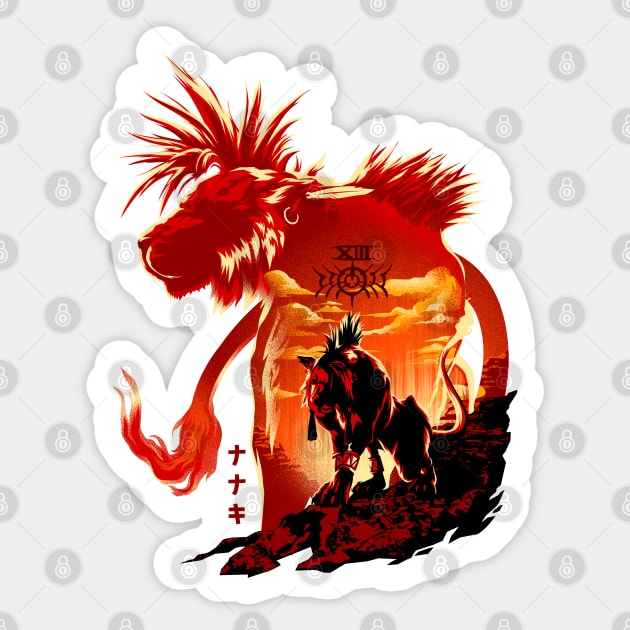 Research Specimen Red XIII - Red Xiii - Sticker | TeePublic