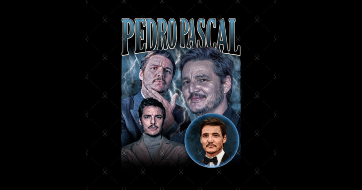 Pedro Pascal vintage style - Pedro Pascal - Sticker | TeePublic