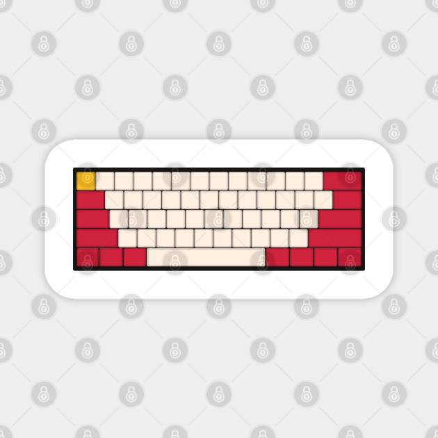 Mechanical Keyboard - Ferrari F1 Team Colour Scheme - Mechanical ...