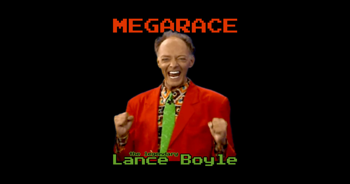 MEGARACE Lance Boyle tribute - Megarace - Sticker | TeePublic