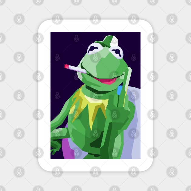 Meme Kermit Pop Art - Kermit Meme - Magnet | TeePublic
