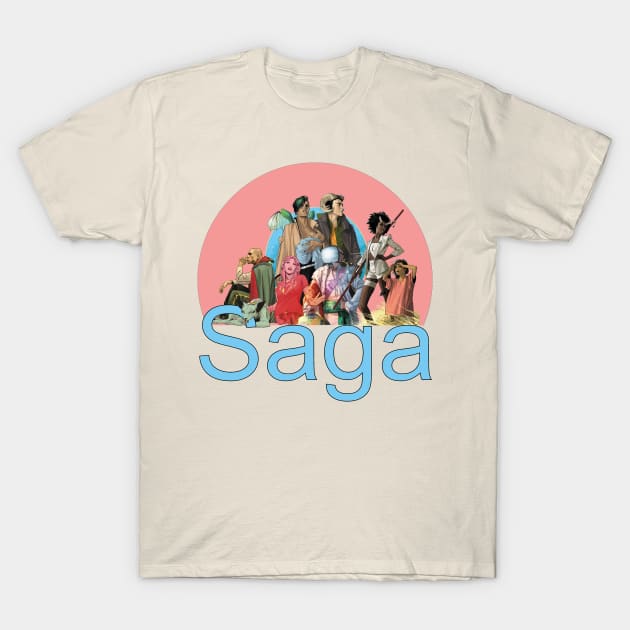 The Entire Saga - Saga - T-Shirt | TeePublic
