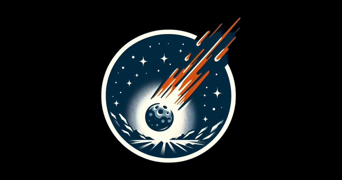 Meteor - Space - Sticker | TeePublic