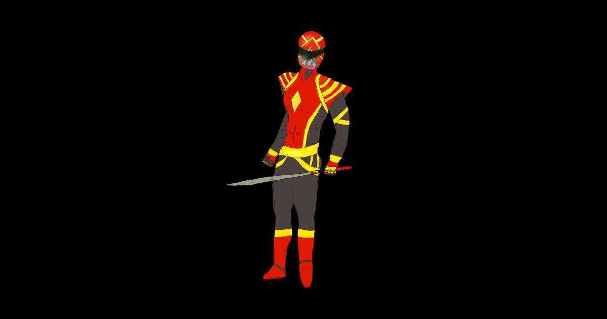 Omega Red Ranger - Power Rangers - Posters and Art Prints | TeePublic