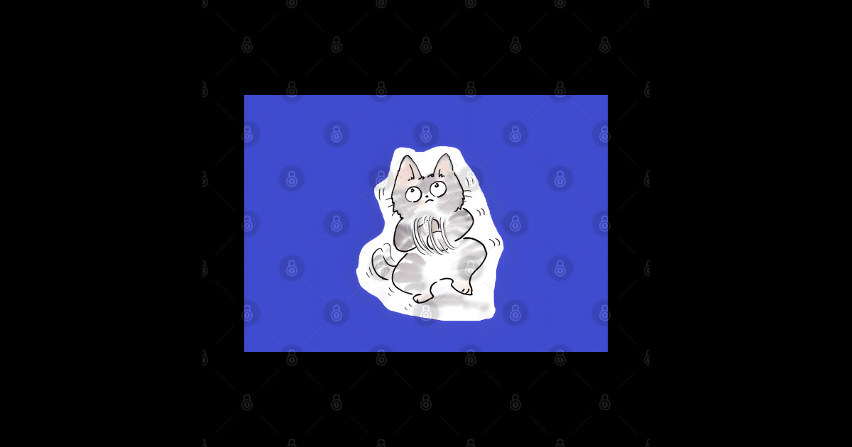 Loading a pawnch - Cat Defender - Posters and Art Prints | TeePublic