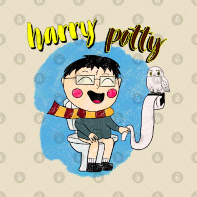 Harry Potty - Wizard - T-Shirt | TeePublic