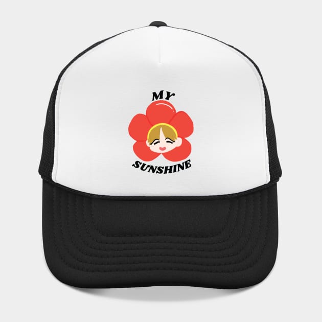 BTS Jhope Hobi Sunshine Chibi Fanart - Jhope - Hat | TeePublic