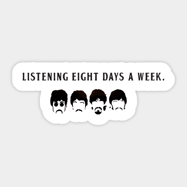 The Fab Four Fan Sticker - Fab Four Liverpool - Sticker | TeePublic