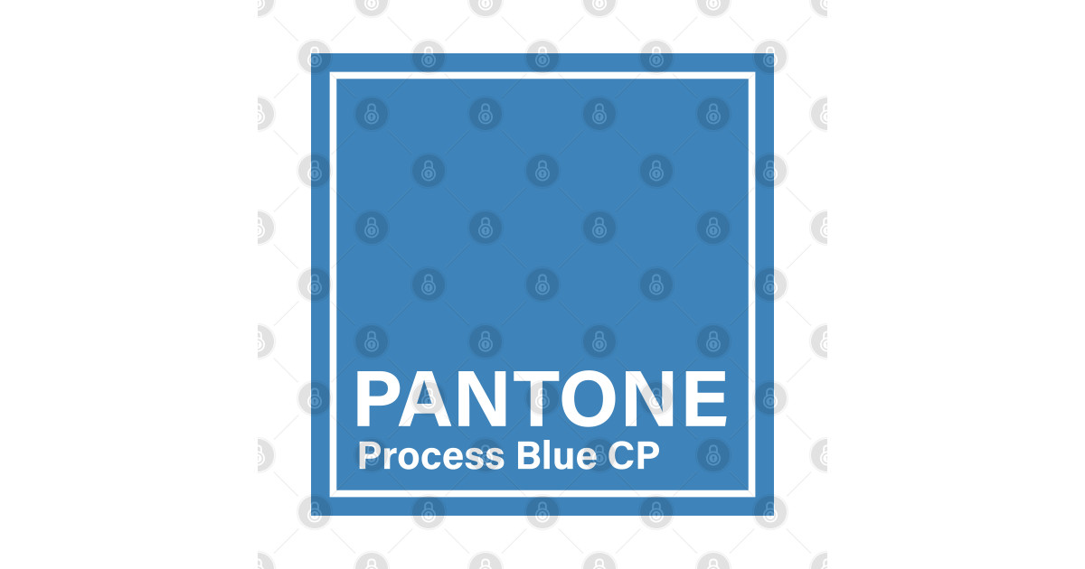 PANTONE Process Blue CP - Pantone Process Blue Cp - T-Shirt | TeePublic